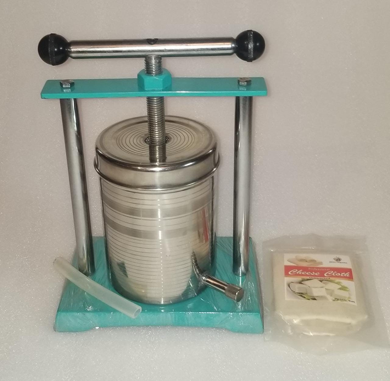 BIG Tincture Press Stainless Steel Soft Fruit Wine Juice Cheese Making ...