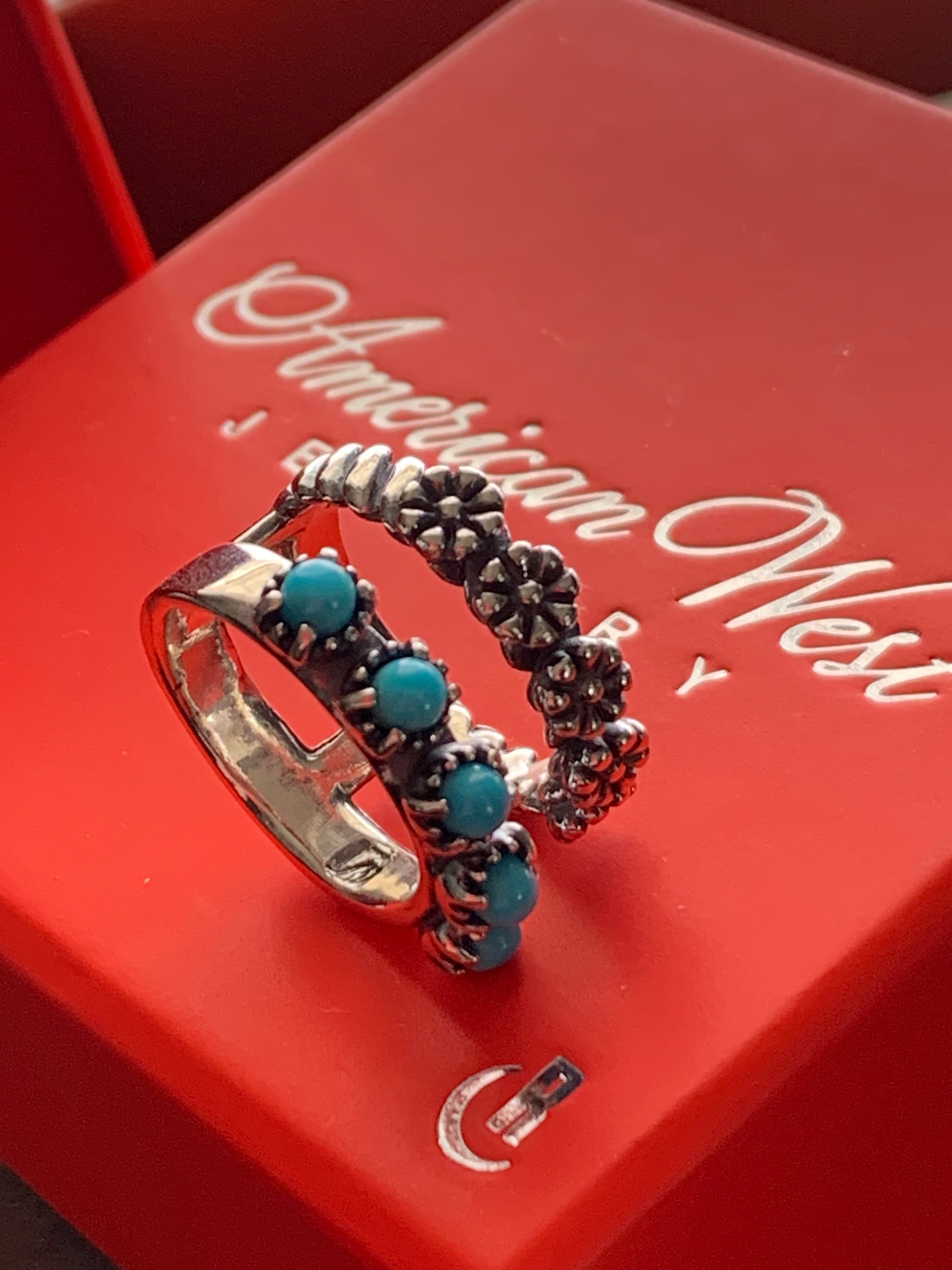 Beautiful Carolyn Pollack american West Sterling Silver Turquoise ...