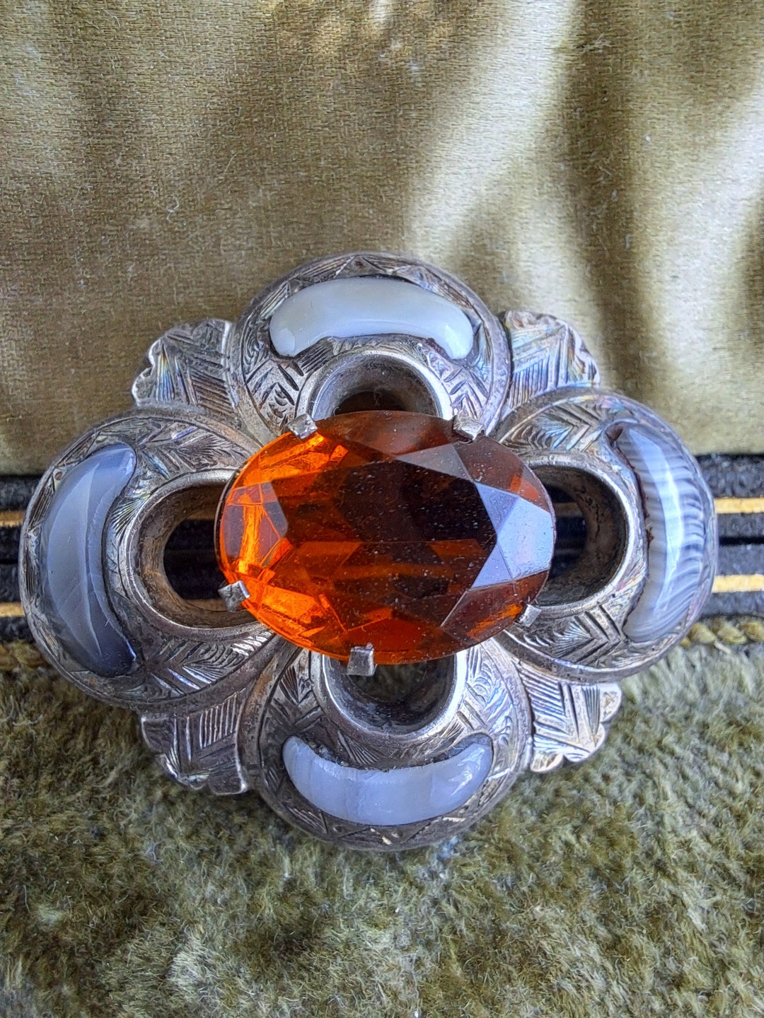 Antique Scottish Brooch,victorian Scottish Brooch,victorian Scottish ...