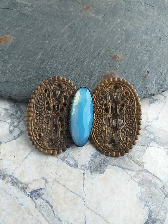 Czech 1920s Filigree Belt Buckle,Antique Belt Buckle,… - Gem