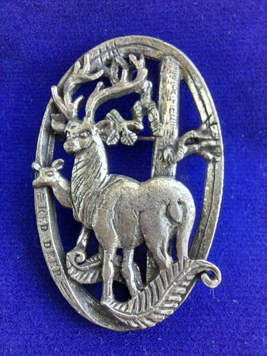Large Scottish Vintage Miracle Stag Brooch,vintage Scottish Stag Brooch ...
