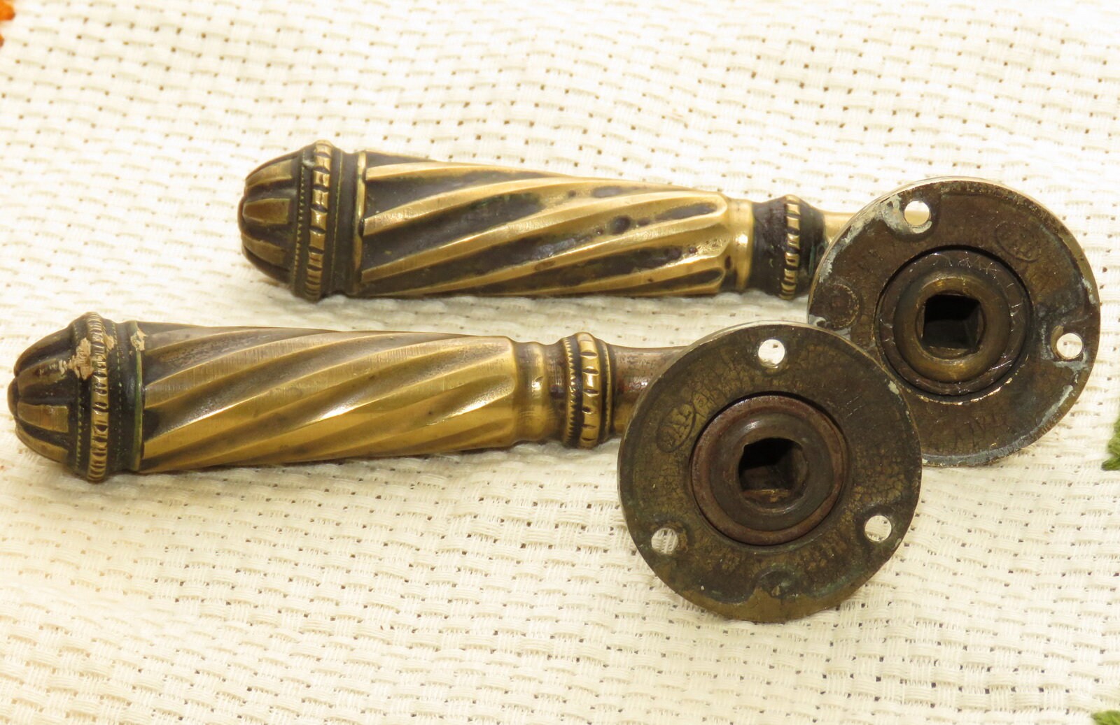 Brass decorative vintage window handles | Etsy