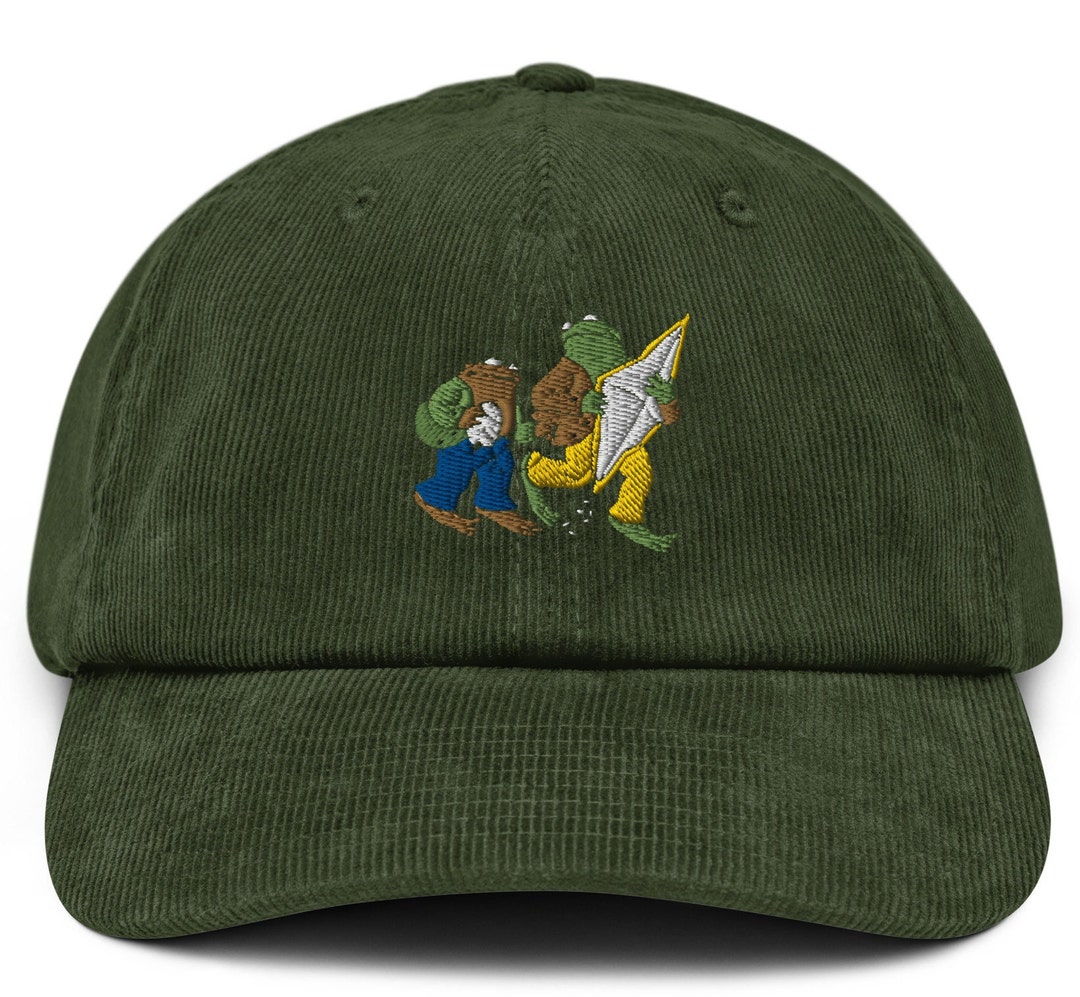 Frog and Toad Kite Corduroy Hat, Embroidered Hat, Gift for Her, Gift ...