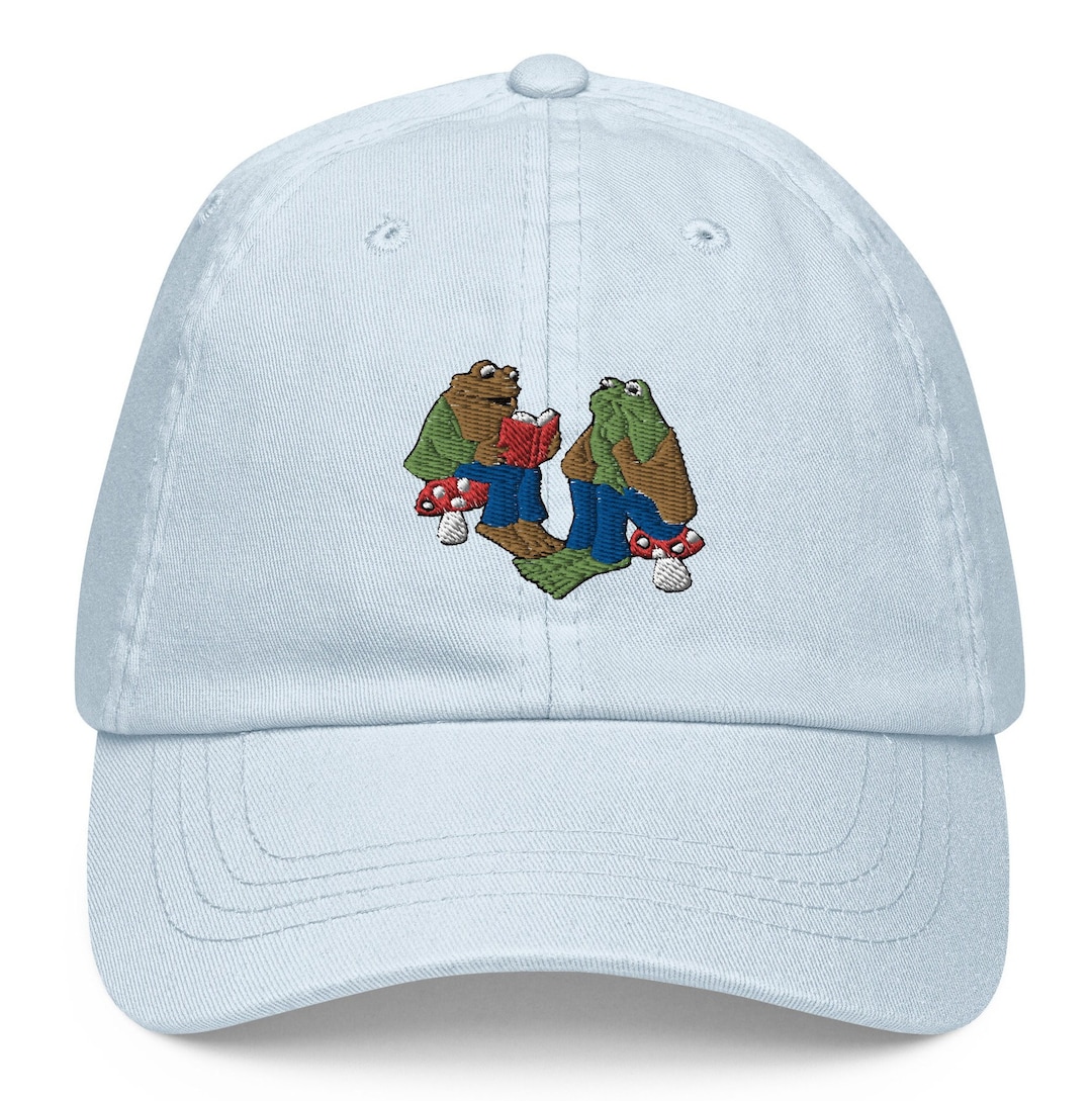 Frog and Toad Embroidered Pastel Baseball Hat, Women Hat, Men Hat ...