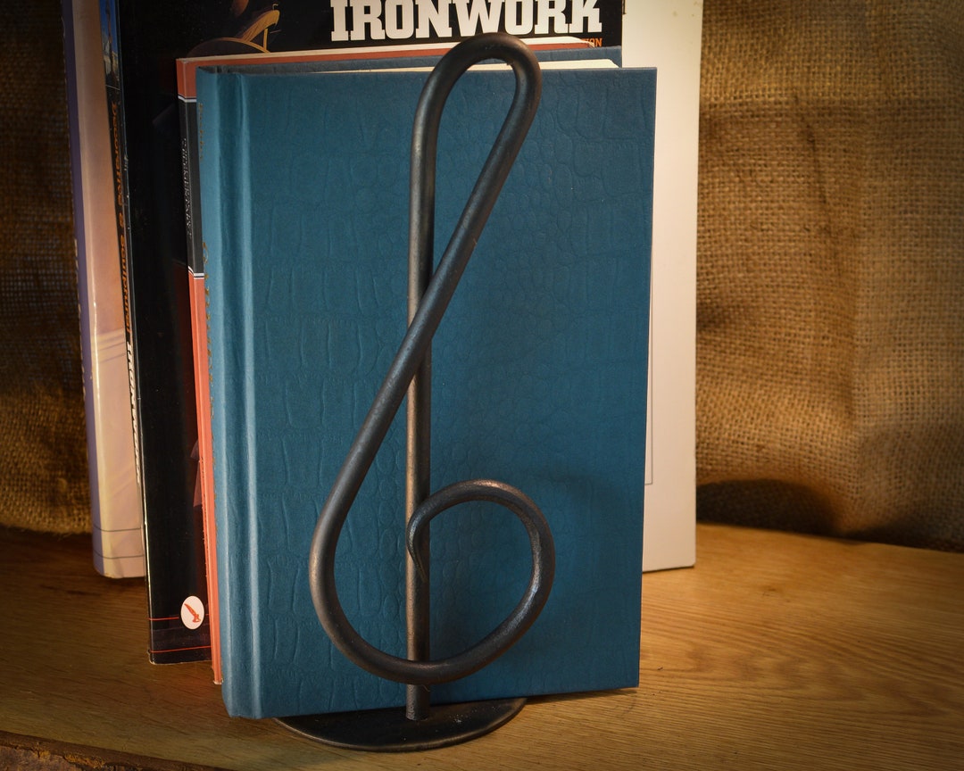 Musical Metal Bookends. Metal Book Stand, Perfect for a 6th Anniversary ...