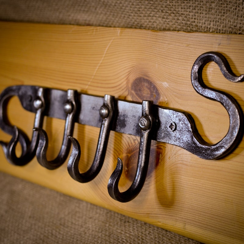 Rustic Key Hook - Etsy