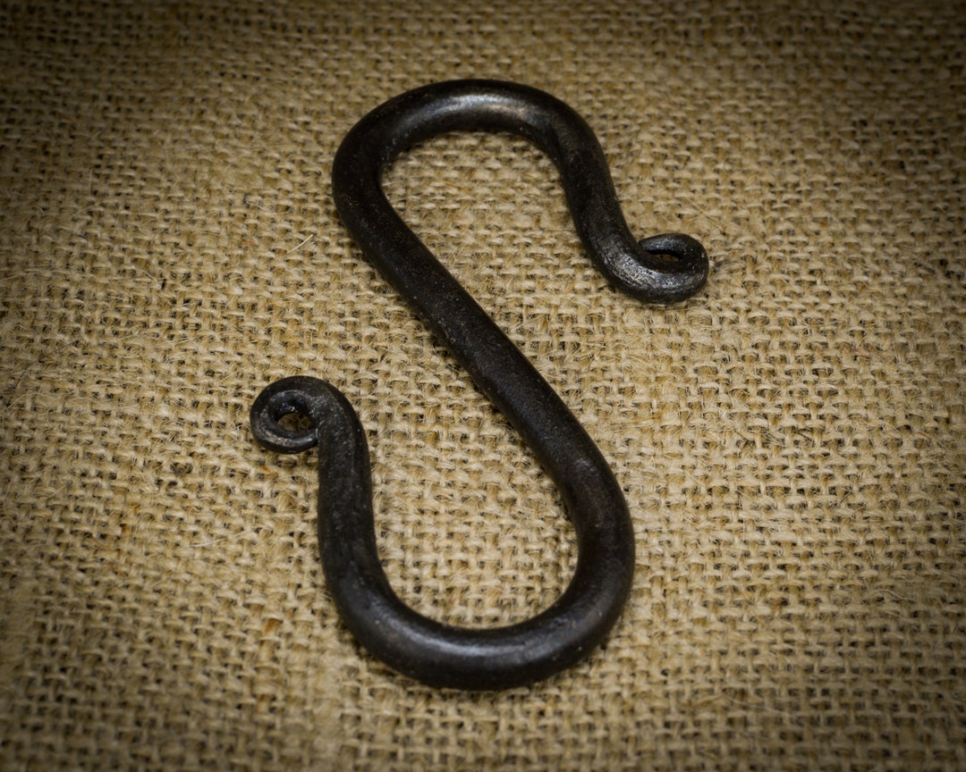 Blacksmith S-hook With Scrolled End Detail. Strong and Durable With a ...