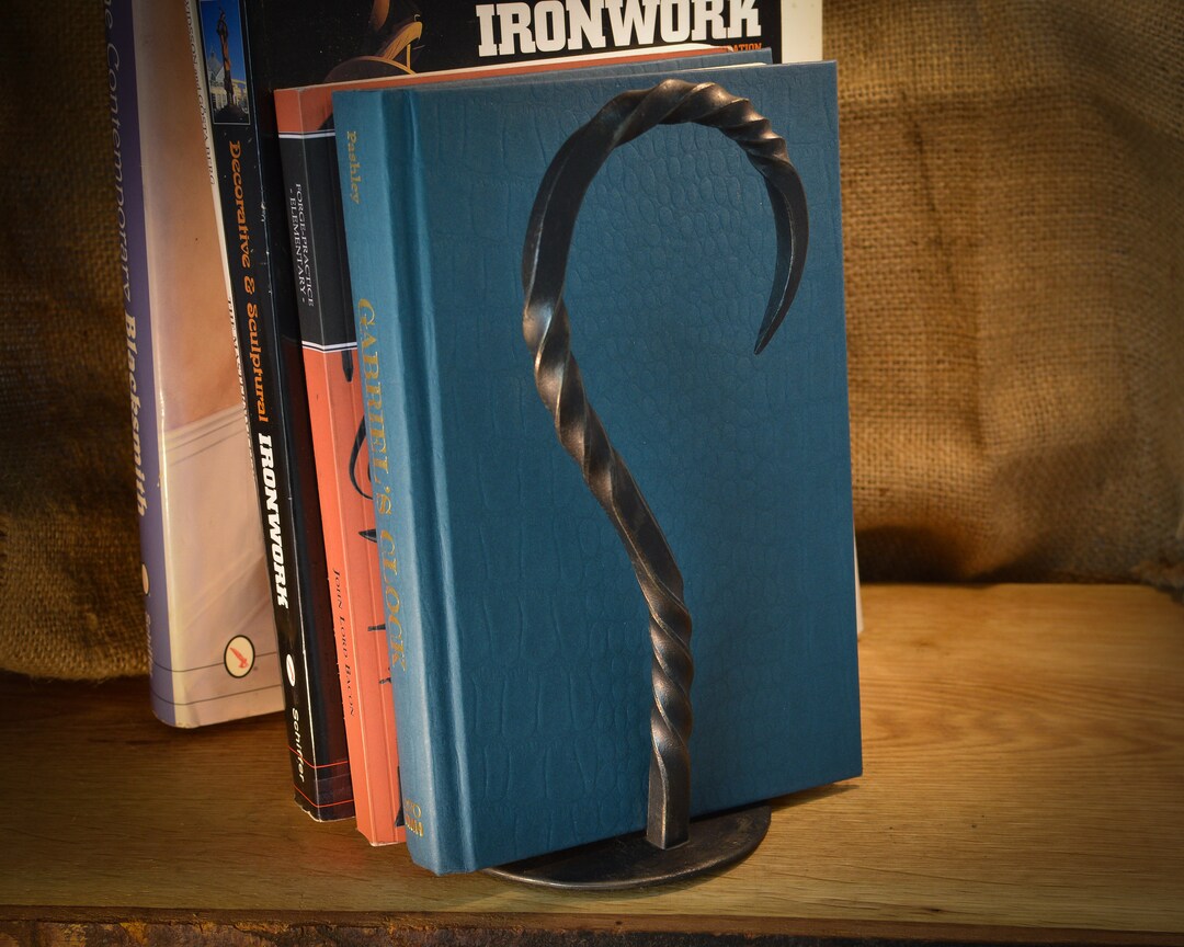 Industrial Metal Bookends. Metal Book Stand, Perfect for a 6th ...