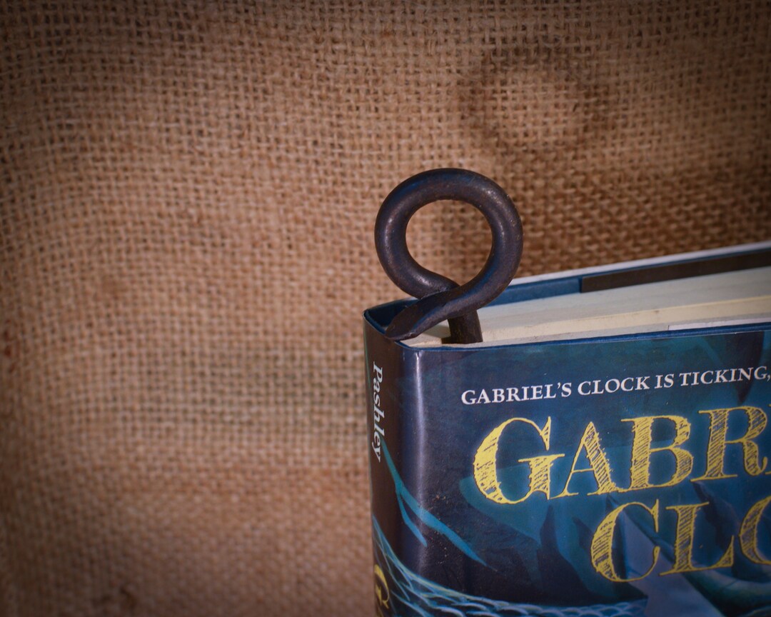 Rustic Steel Bookmark With Decorative Finial. Hand-forged Blacksmith ...