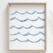 Japanese Wave Print Line Art Line Art Poster Waves Line Drawing Print ...