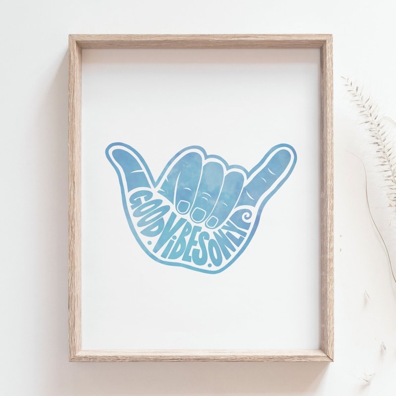 Shaka Wall Decor - Etsy