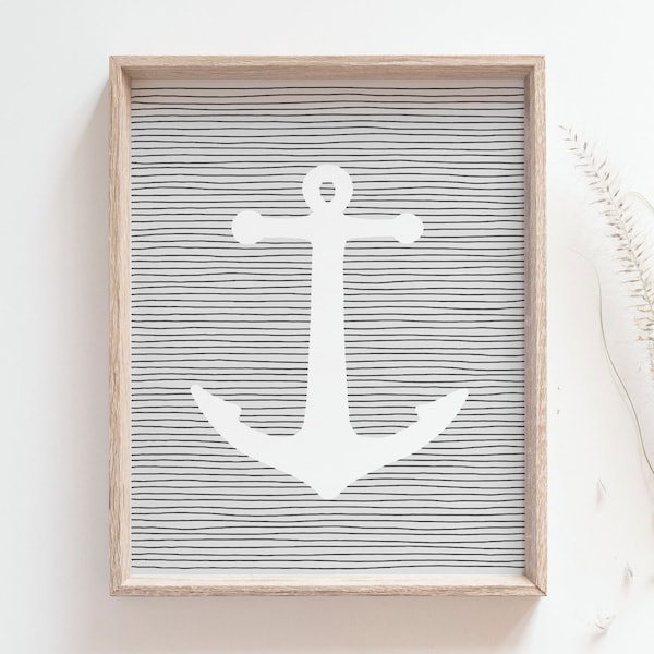 Anchor Print - Etsy