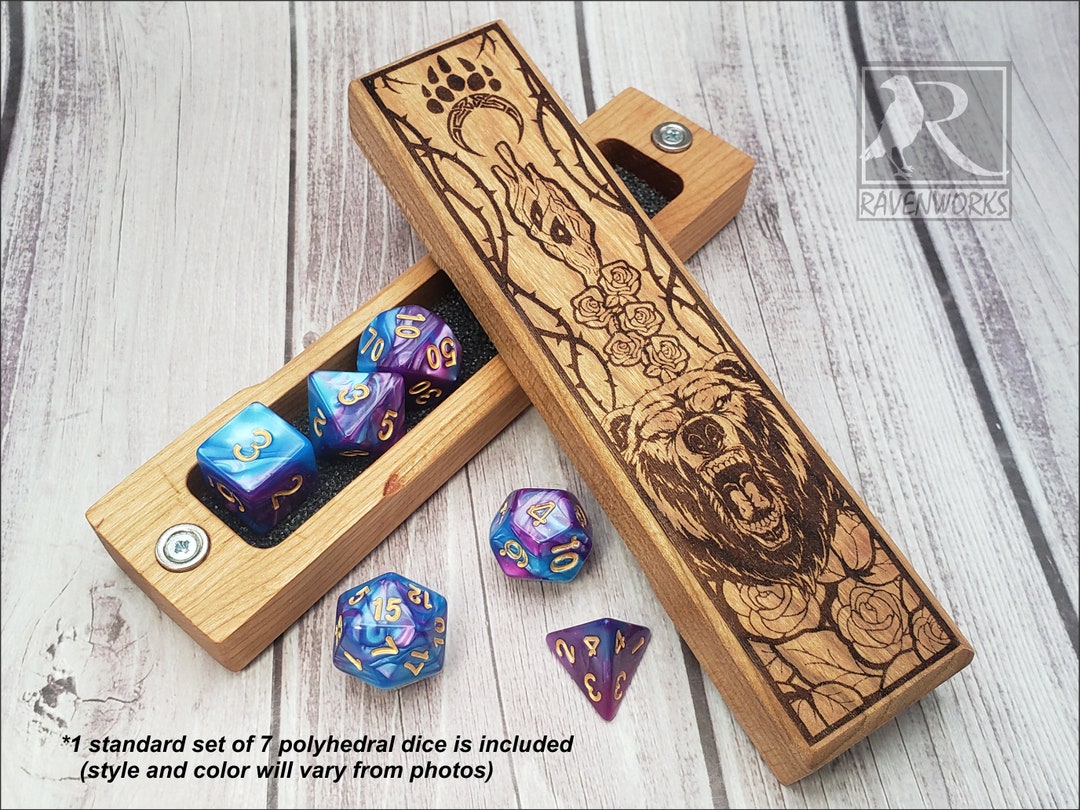 Druid Class Dice Box | Personalized Wooden Dice Holder - RPG ...