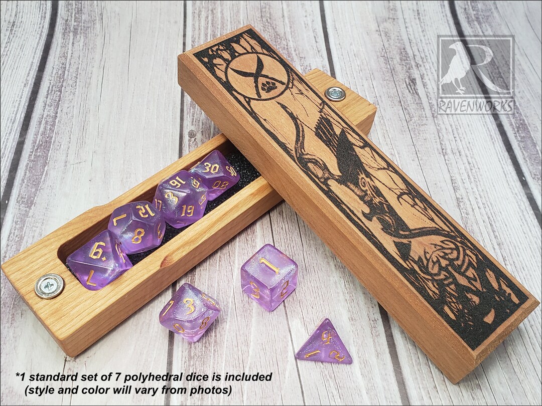 Ranger Archer Class Dice Box | Personalized Wooden Dice Carrier | RPG ...