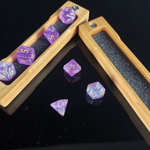 Tengwar Elven Script Dice Box Personalized Wooden Dice Vault RPG ...