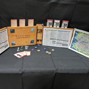 Ultimate Game Master Screen | Personalized Laser Engraved Wooden DM ...