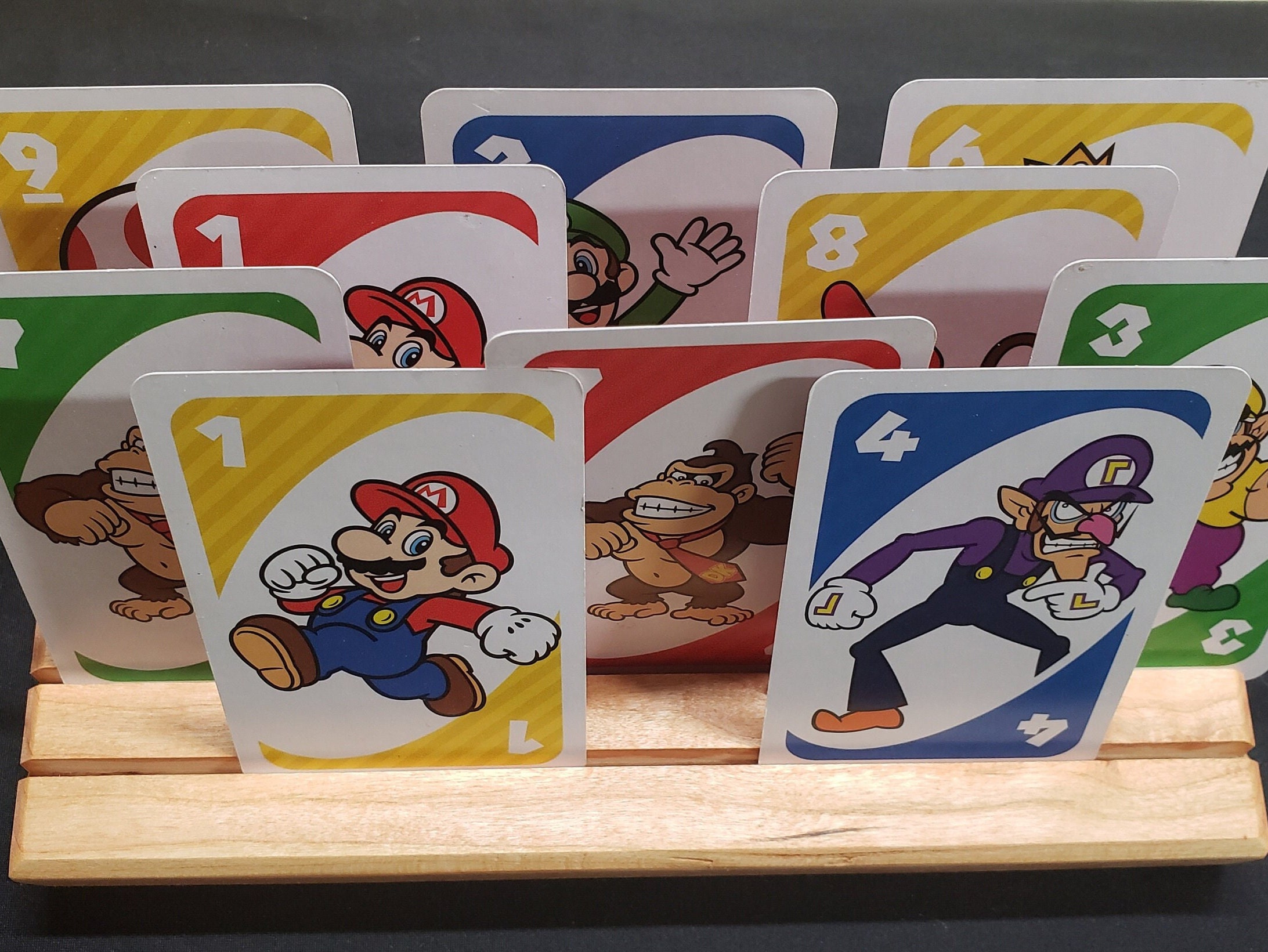 Wood Gaming Tray Card Holder Game Piece Component Holder - Etsy