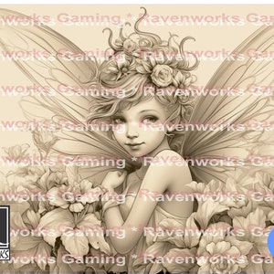 Woodland Fairy Laser Engraving Digital Files | Laser Ready PNG Digital ...