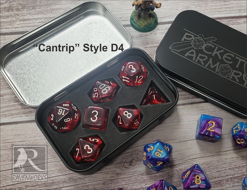 Pocket Armory Metal Tin Dice Box With Foam Insert | Altoids Tin Dice ...