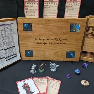 Ultimate Game Master Screen | Personalized Laser Engraved Wooden DM ...