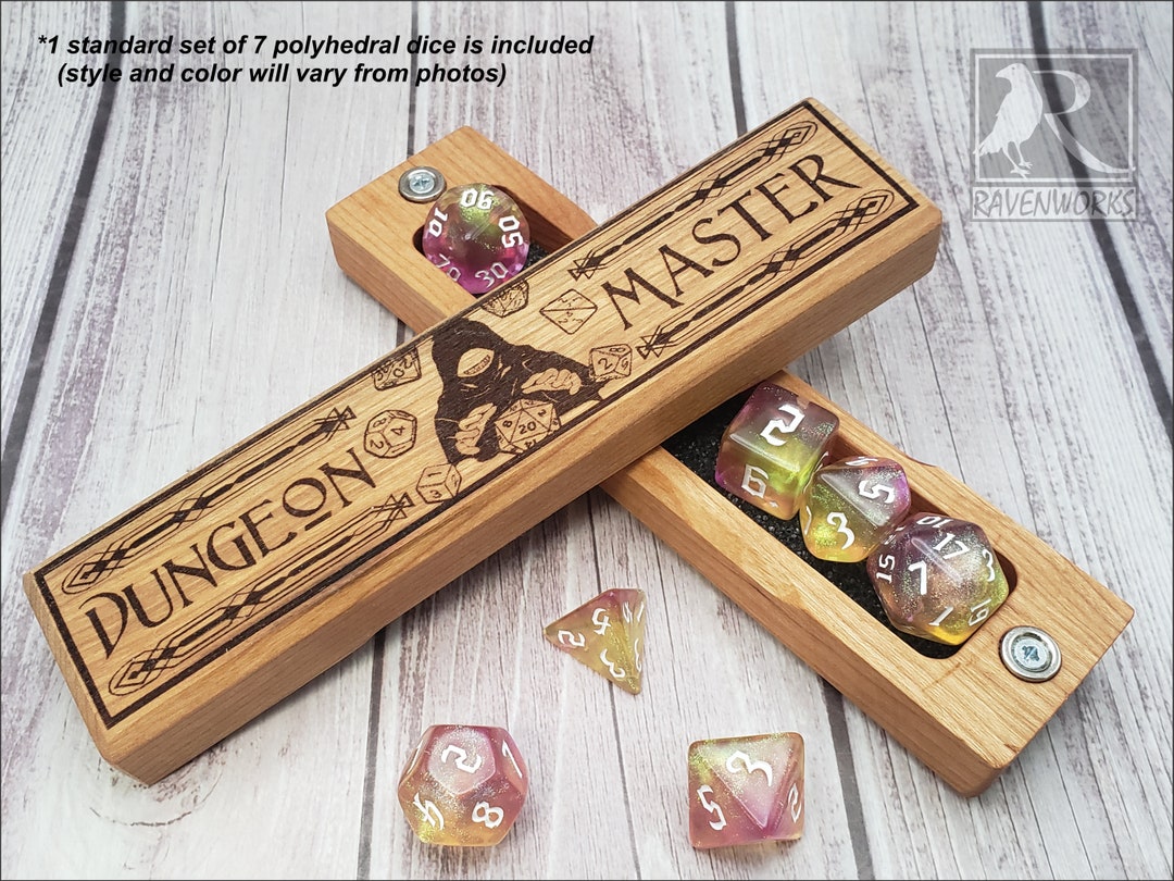 Game Master Dice Box | Personalized Wooden Dice Carrier | RPG ...