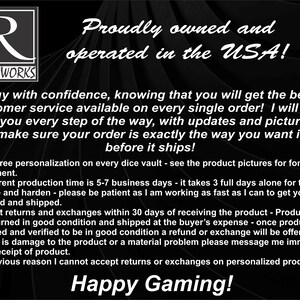 Tengwar Elven Script Dice Box Personalized Wooden Dice Vault RPG ...