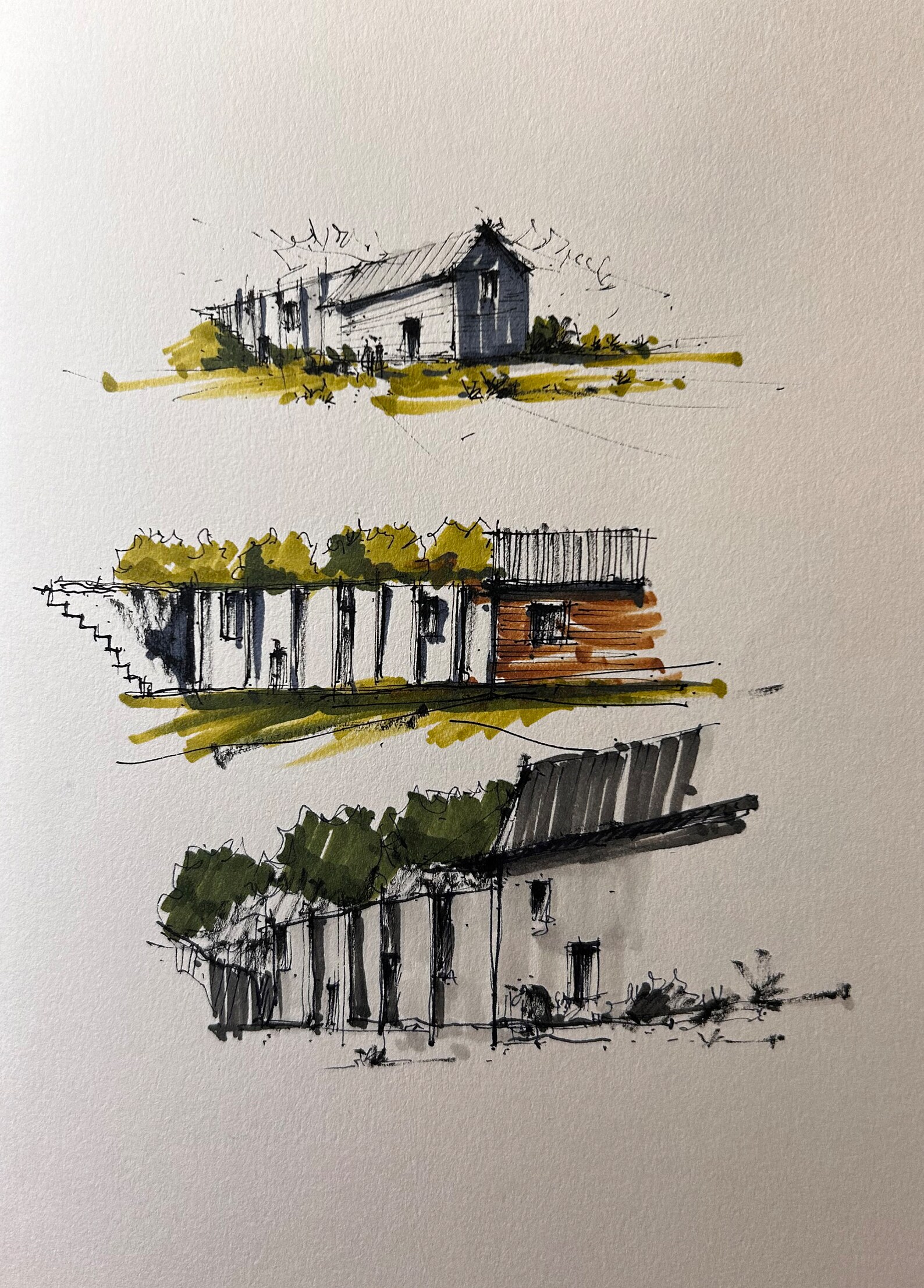 Architectural Marker Sketch - Etsy