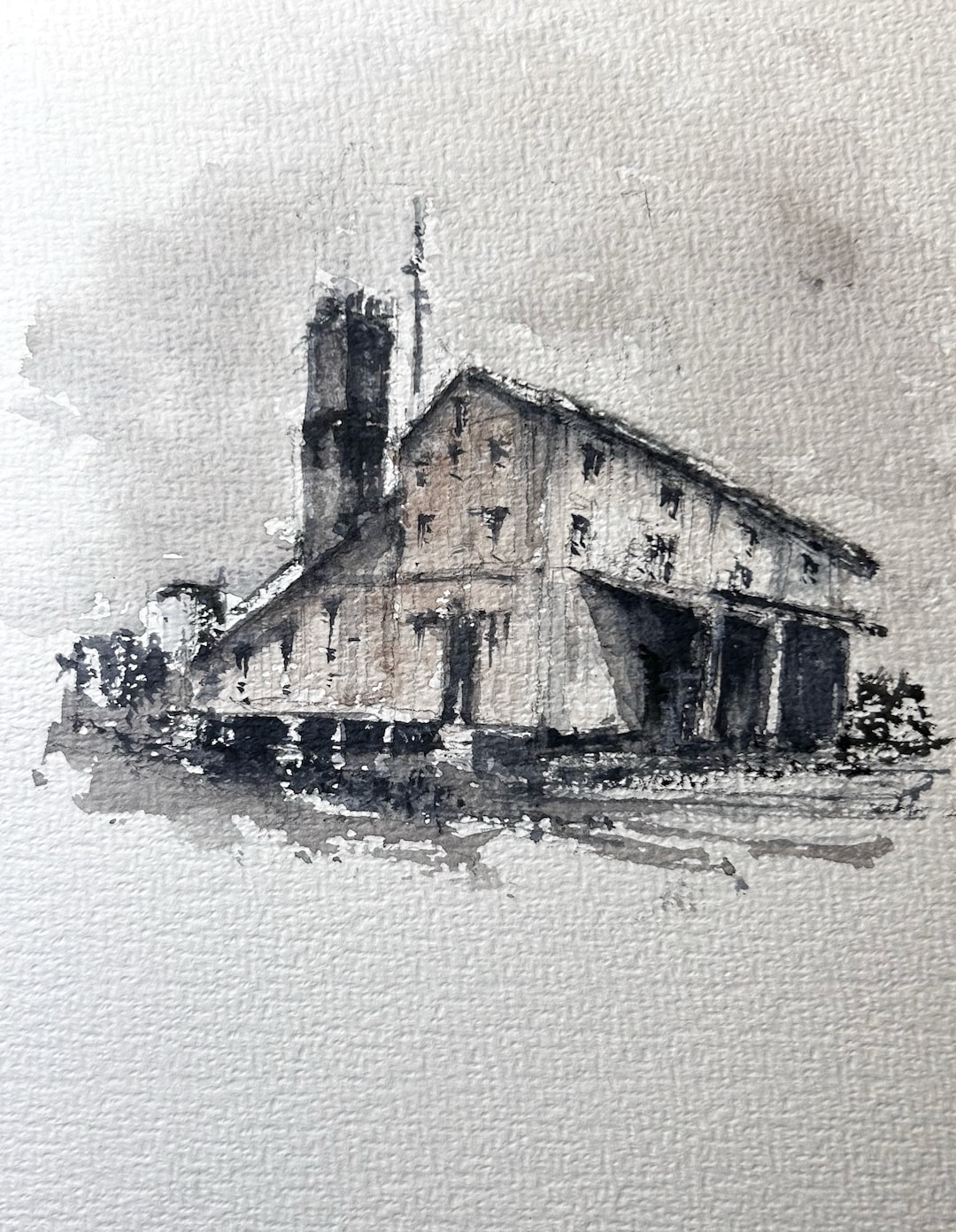Architectural Watercolour Painting - Etsy