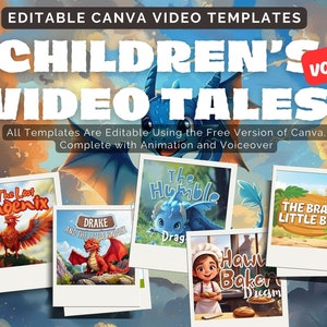 Editable Canva Video Template for Children Story Tales Vol 09 - Etsy