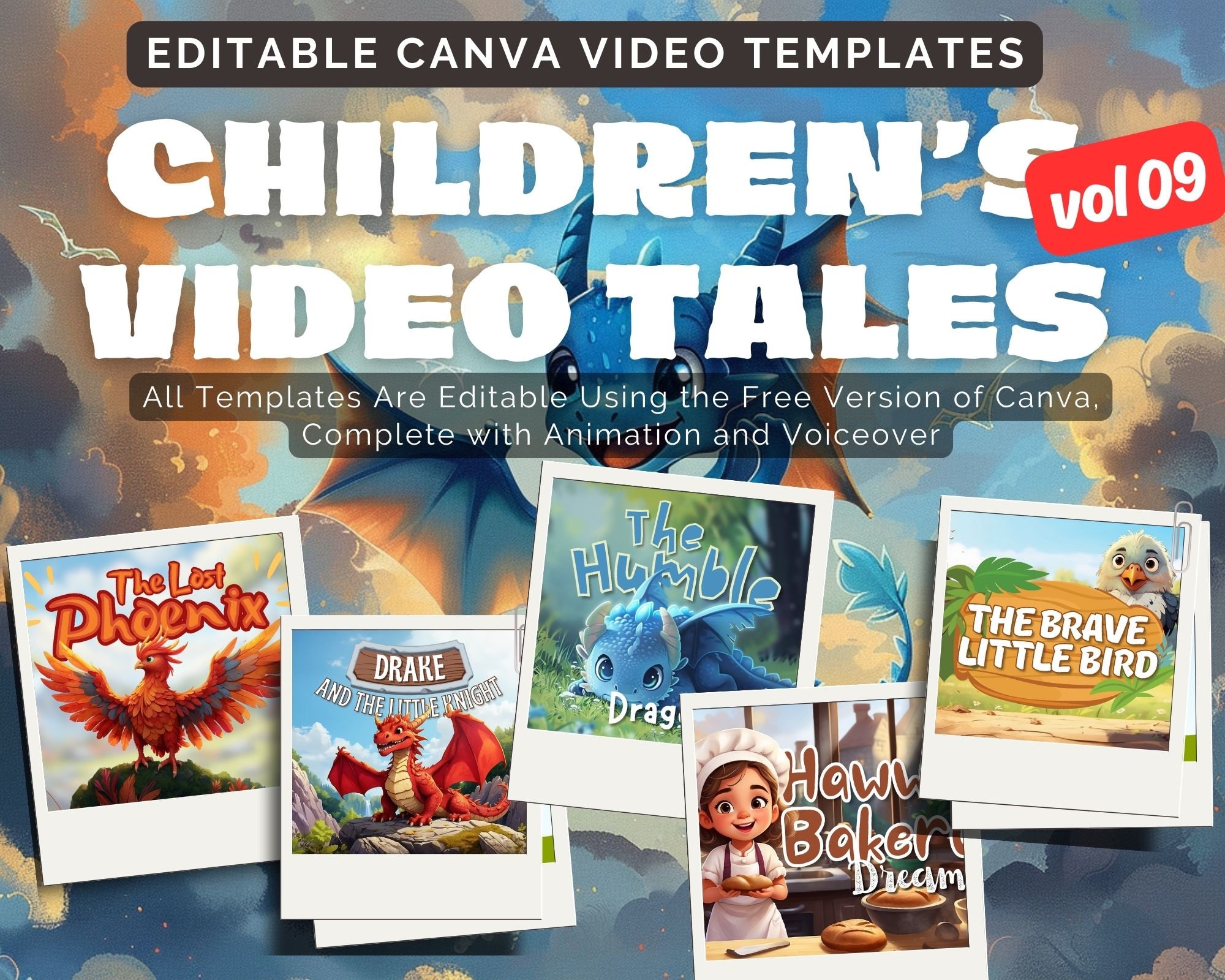 Editable Canva Video Template for Children Story Tales Vol 09 - Etsy