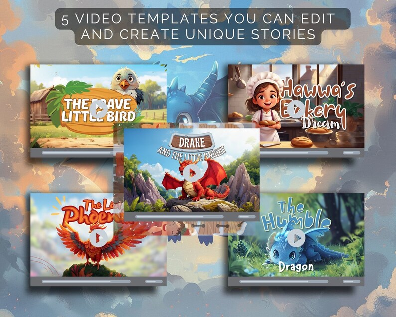 Editable Canva Video Template for Children Story Tales Vol 09 - Etsy