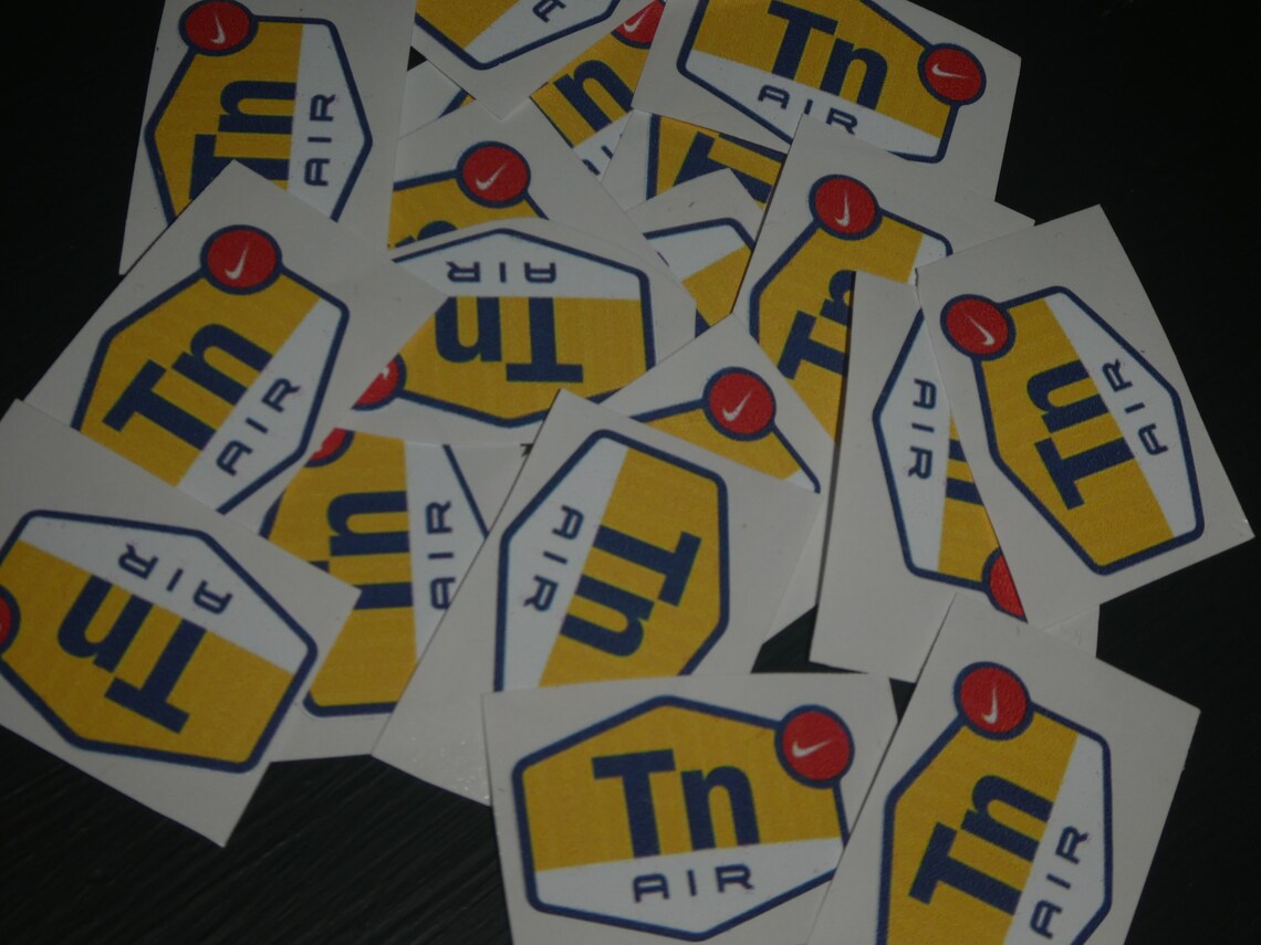 Nike Air Max Plus TN Tuned Mini Logo Vinyl Sticker Perfetto - Etsy Italia