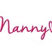 DIGITAL DOWNLOAD EMBROIDERY - Nanny With Heart Cursive - 4x4 5x7 7x5 ...