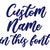 DIGITAL DOWNLOAD EMBROIDERY Design File - Custom Name in Pictured Hello ...