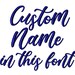 DIGITAL DOWNLOAD EMBROIDERY Design File - Custom Name in Pictured Hello ...