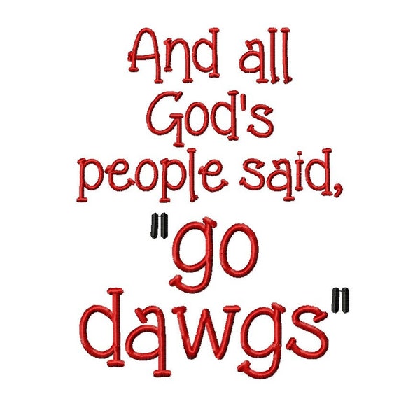 Go Dawgs - Etsy