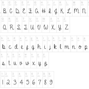 DIGITAL DOWNLOAD EMBROIDERY Design File - Custom Name in Pictured A ...