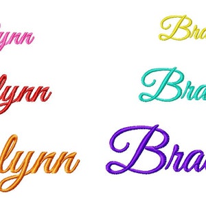 DIGITAL DOWNLOAD EMBROIDERY Design File - Custom Name in Pictured Great ...