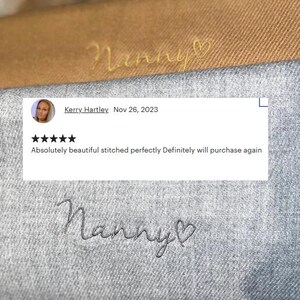 DIGITAL DOWNLOAD EMBROIDERY - Nanny With Heart Cursive - 4x4 5x7 7x5 ...