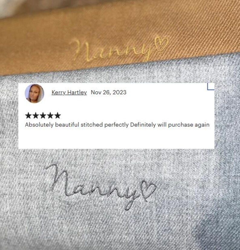 DIGITAL DOWNLOAD EMBROIDERY - Nanny With Heart Cursive - 4x4 5x7 7x5 ...