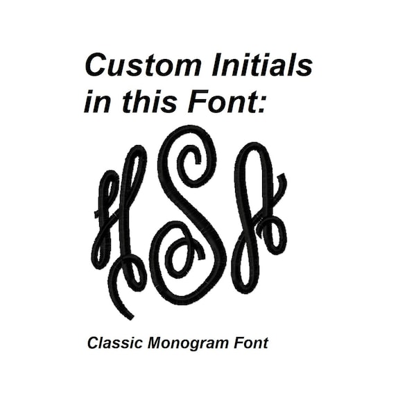 4 Initial Monogram - Etsy