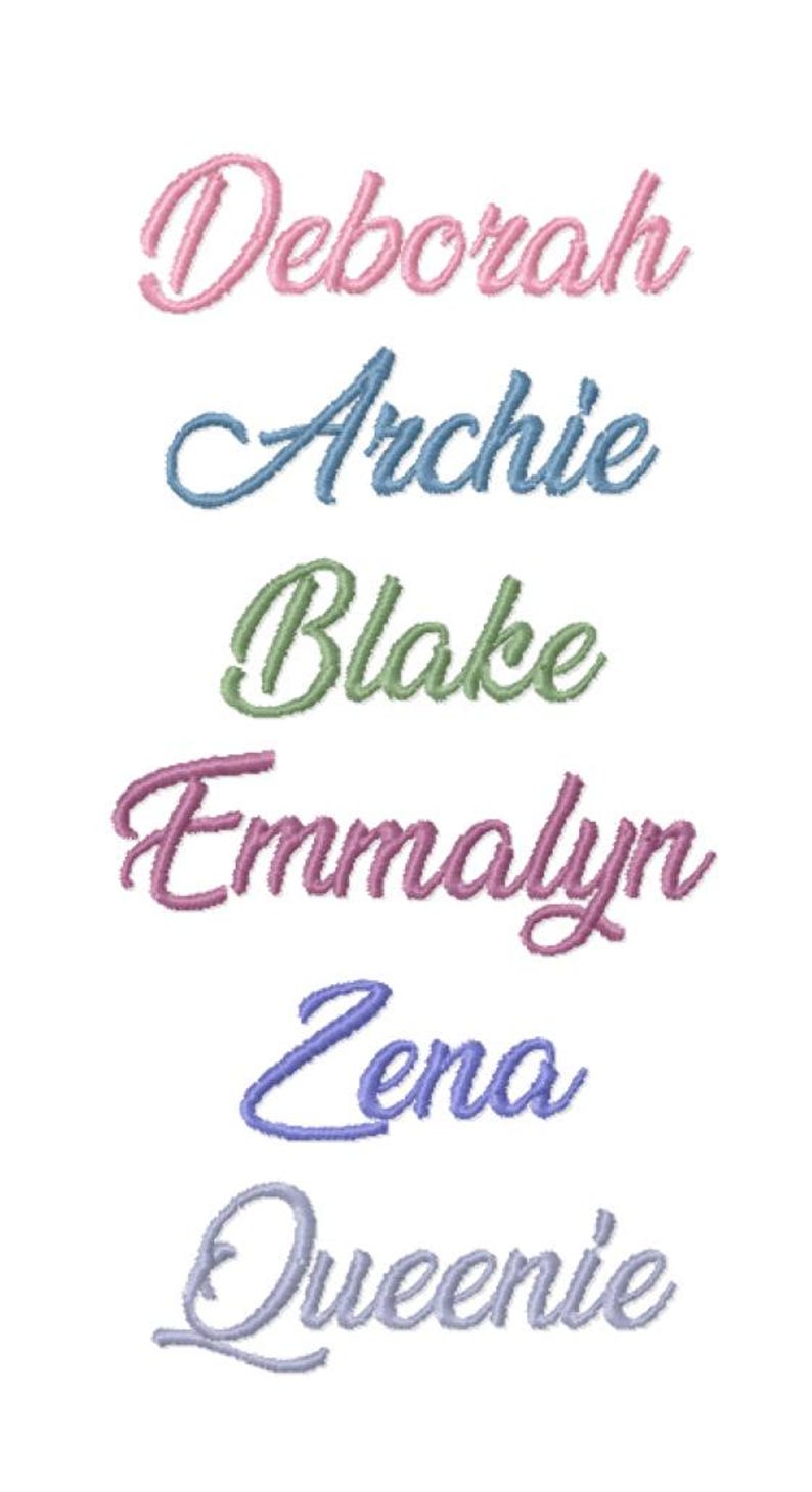 Custom Name Machine Embroidery Design – Ananda Font (digital Download ...