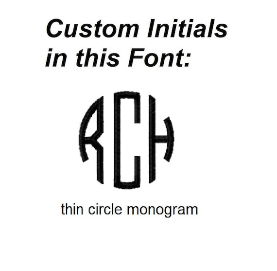 DIGITAL DOWNLOAD EMBROIDERY Design File Custom Monogrammed - Etsy