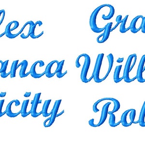 DIGITAL DOWNLOAD EMBROIDERY Design File - Custom Name in Pictured ...