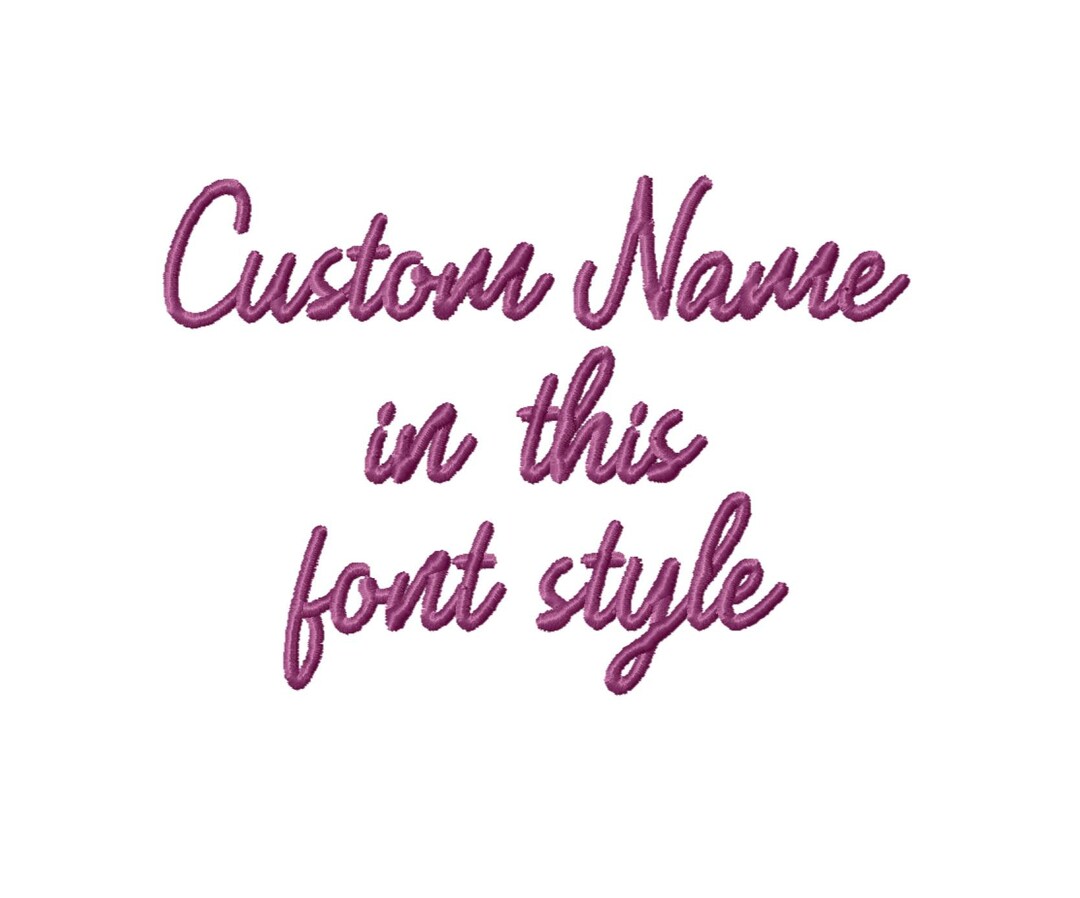 Custom Name Machine Embroidery Design – Love Story Font (digital ...