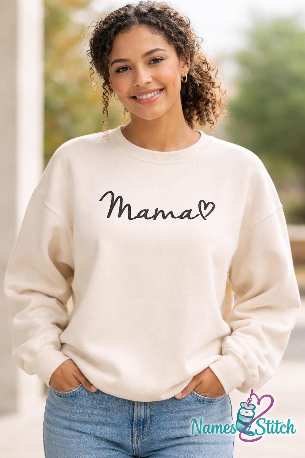 DIGITAL DOWNLOAD EMBROIDERY - Mama With Heart Cursive - 4x4 5x7 7x5 ...