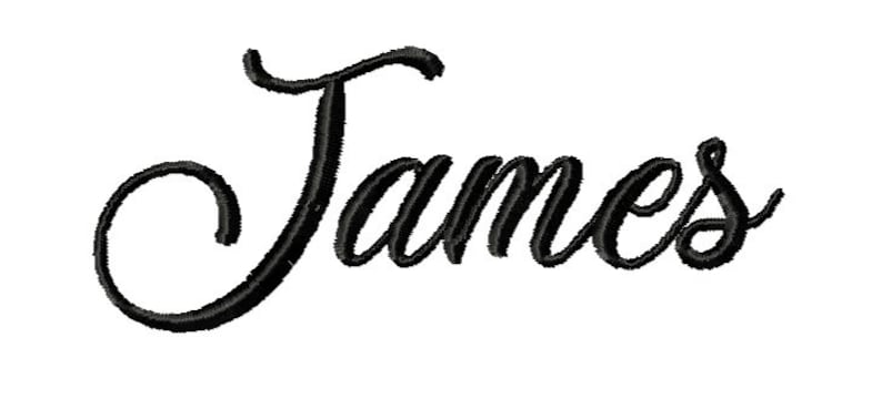 DIGITAL DOWNLOAD EMBROIDERY Design File - Custom Name in Pictured ...