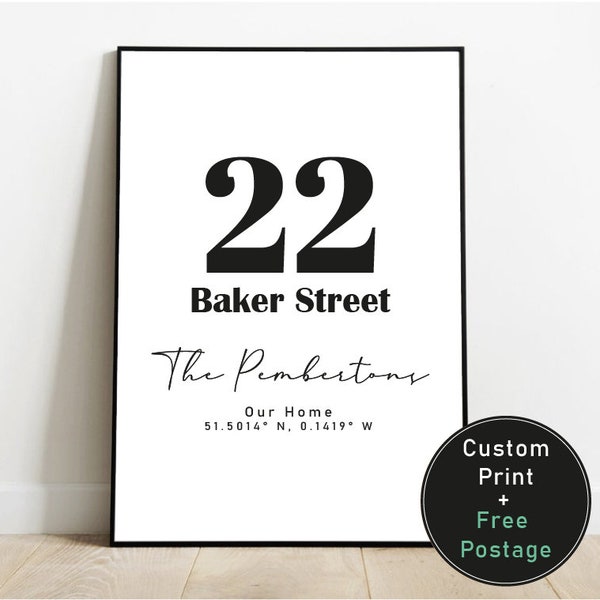 Custom House Print - Etsy UK