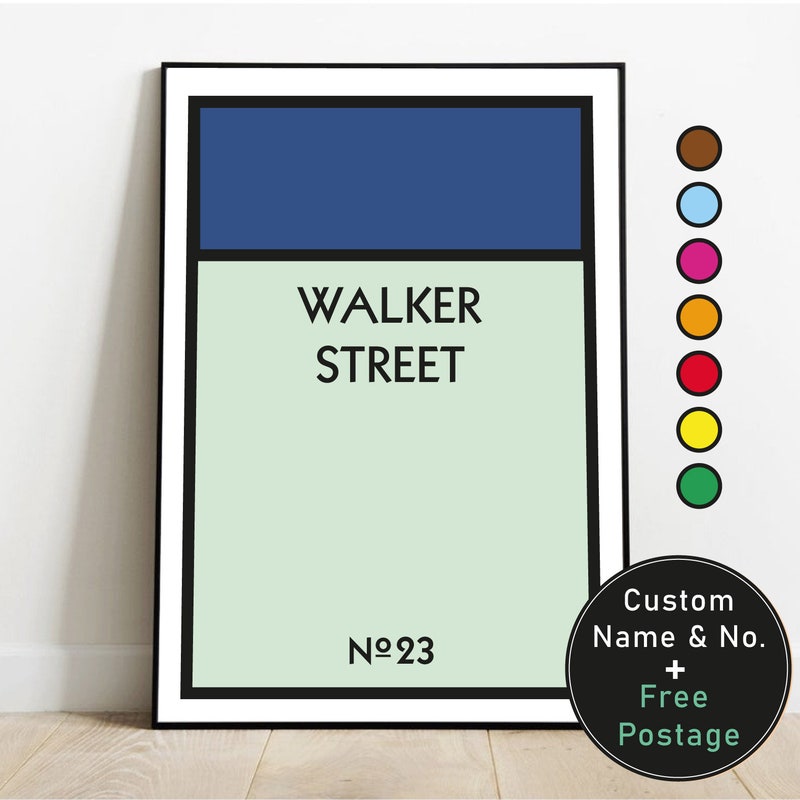 Monopoly Poster - Etsy