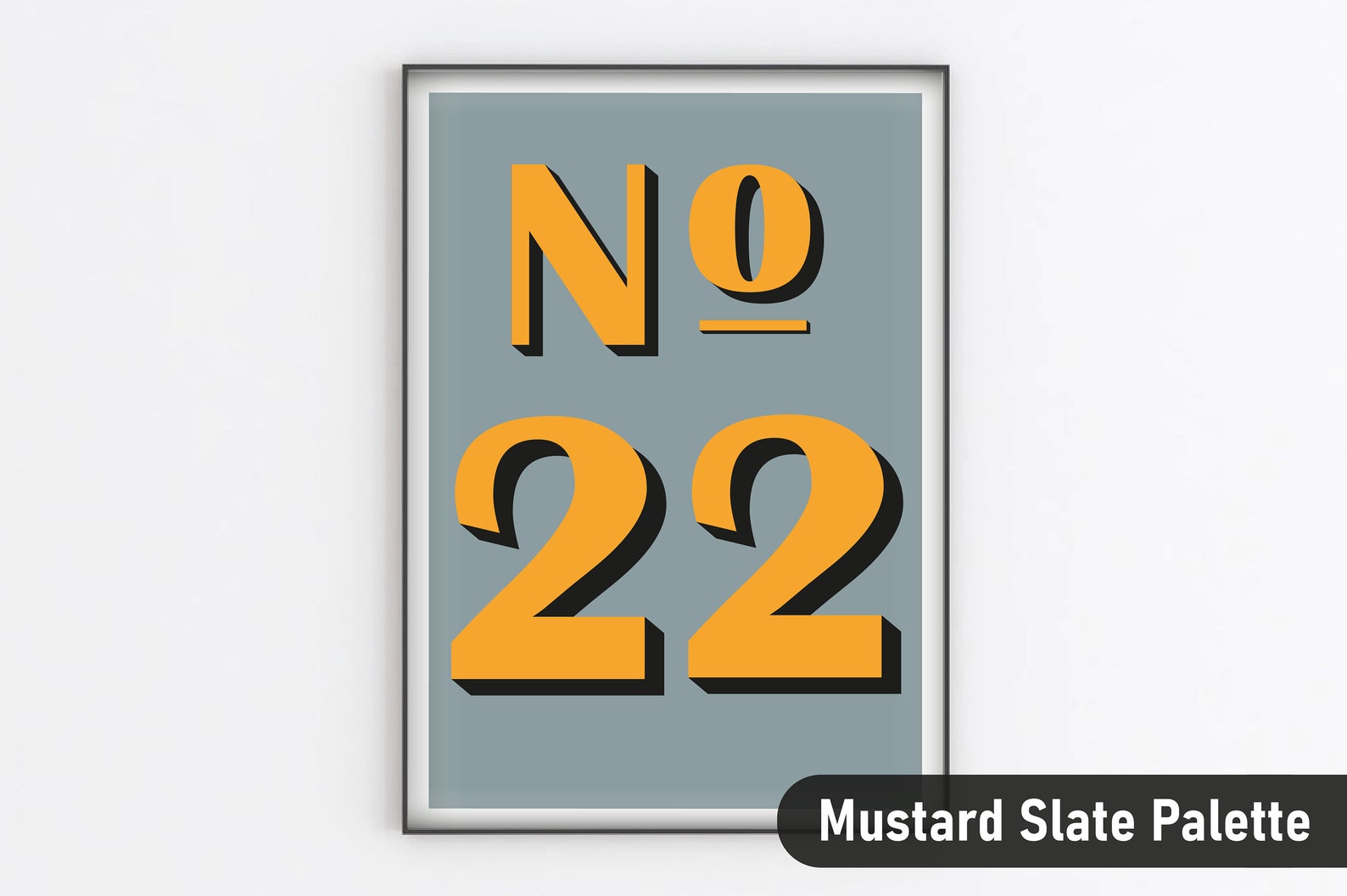 Personalised House Number Print, Bold | New Home, Gift, Classic ...